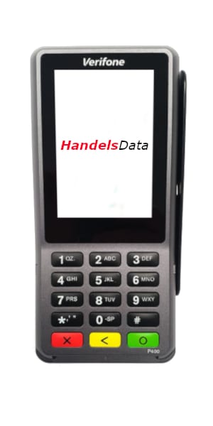 Betalingsterminal: Verifone P400 stasjonær bankterminal - Handelsdata